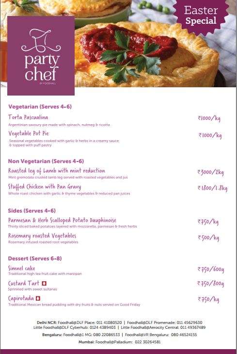 Easter Specials | Customized Easter Eggs, Special Easter Menu from ...